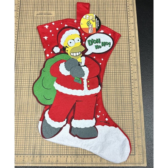 Kurt Adler | Holiday | New The Simpsons Christmas Stocking Kurt Adler ...